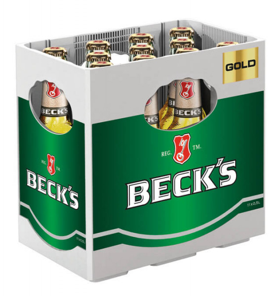 Becks Gold 11 x 0,5l online bestellen | getraenkedienst.com