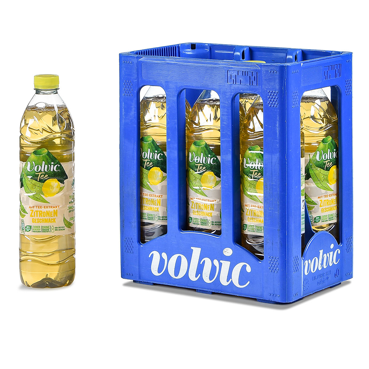 Volvic Grüner Tee Zitrone 6 x 1,5l | getraenkedienst.com