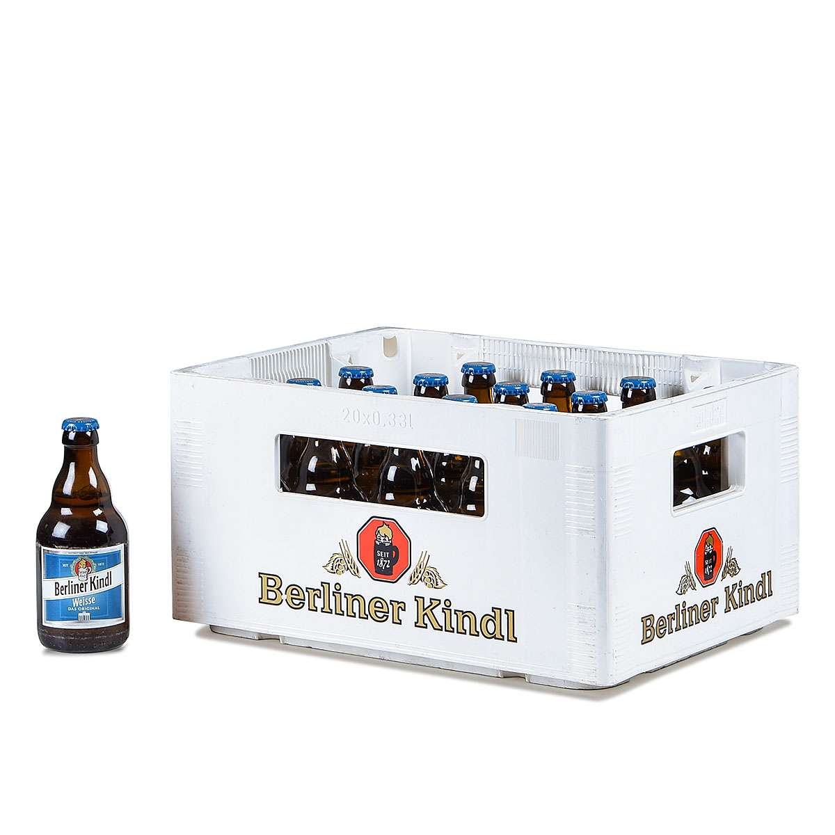 Berliner Kindl Weisse 20 x 0,33l | getraenkedienst.com