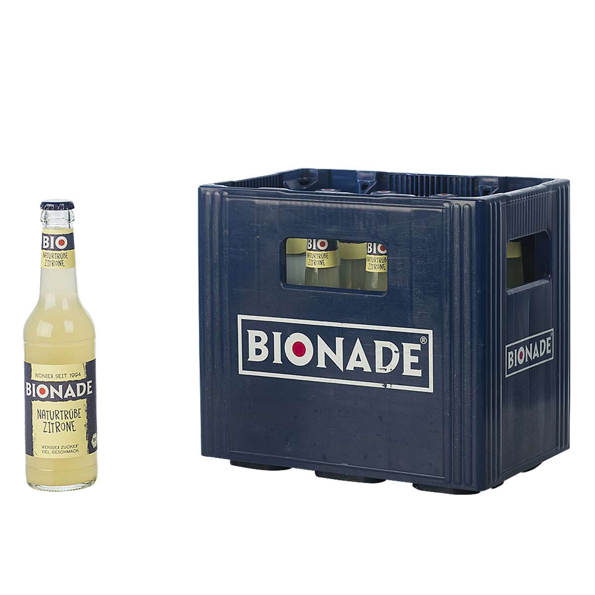 Bionade Naturtrübe Zitrone 12 x 0,33l | getraenkedienst.com