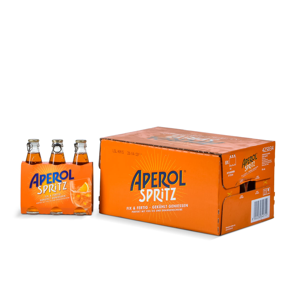 Aperol Spritz 24 x 0,175l online bestellen | getraenkedienst.com