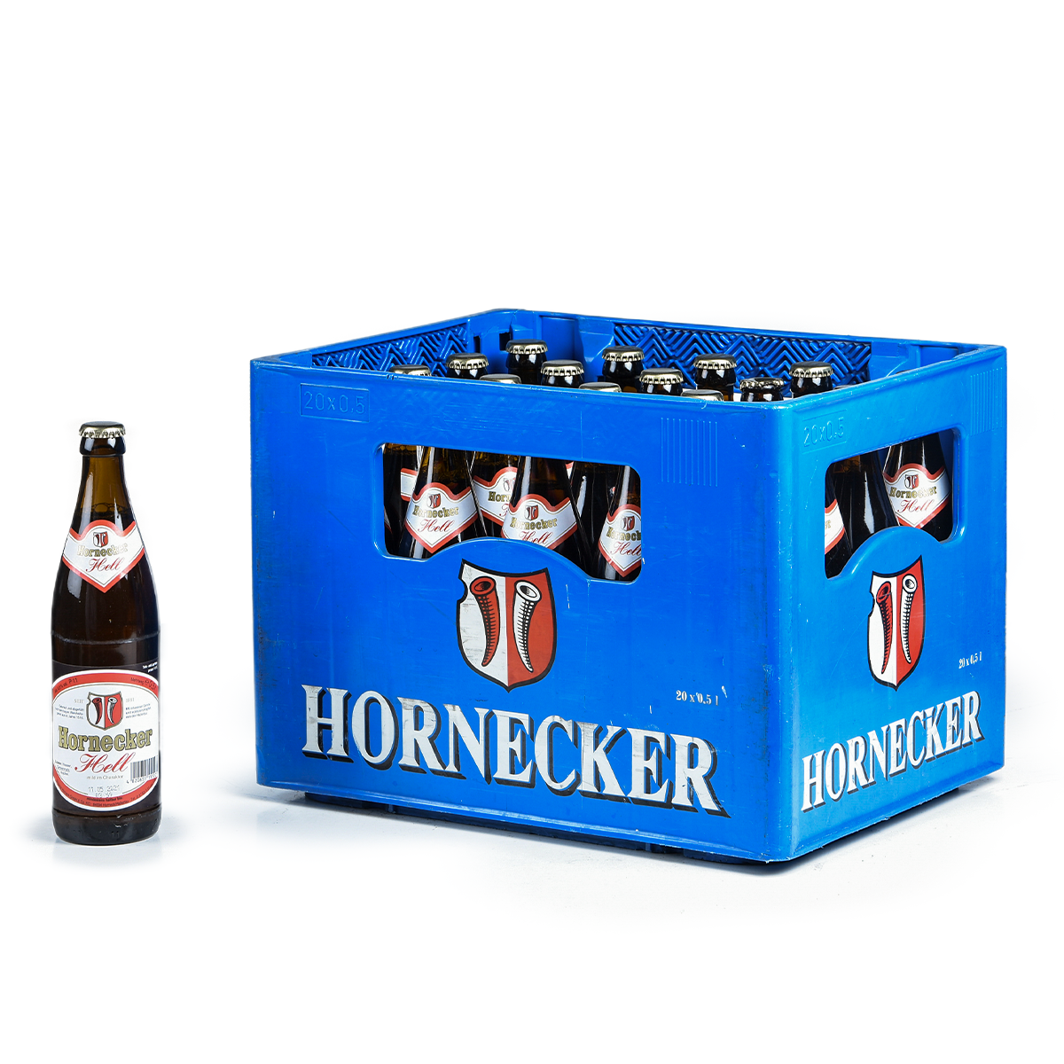 Hornecker Hell 20 x 0,5l | Helles | Bier | getraenkedienst.com
