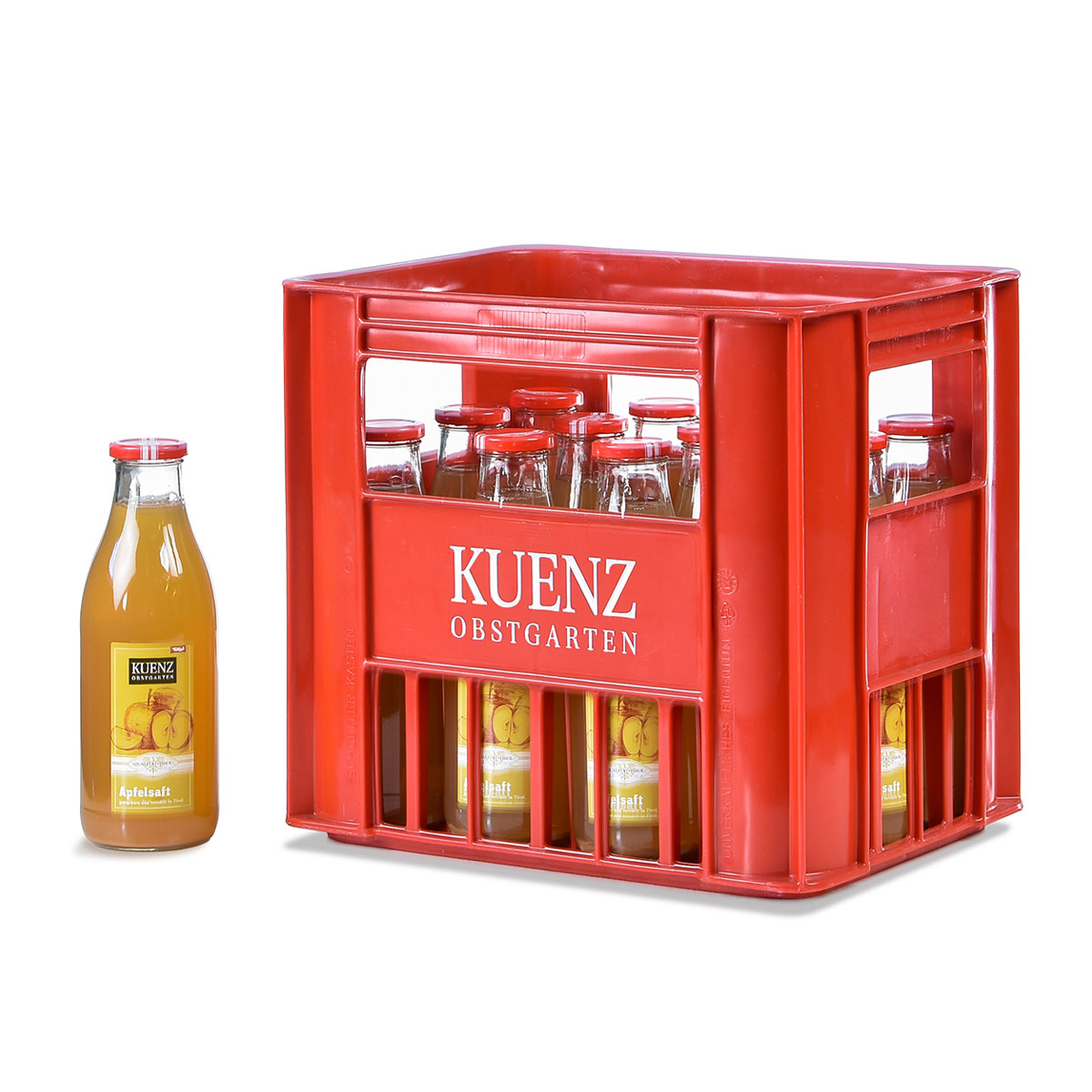 Kuenz Apfelsaft naturtrüb 12 x 1l | getraenkedienst.com