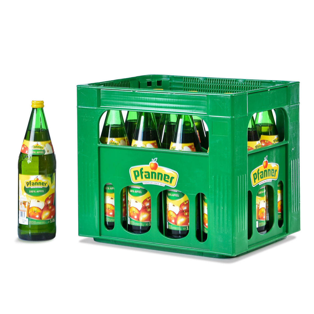 Pfanner Apfelsaft 12 x 1l online bestellen | getraenkedienst.com