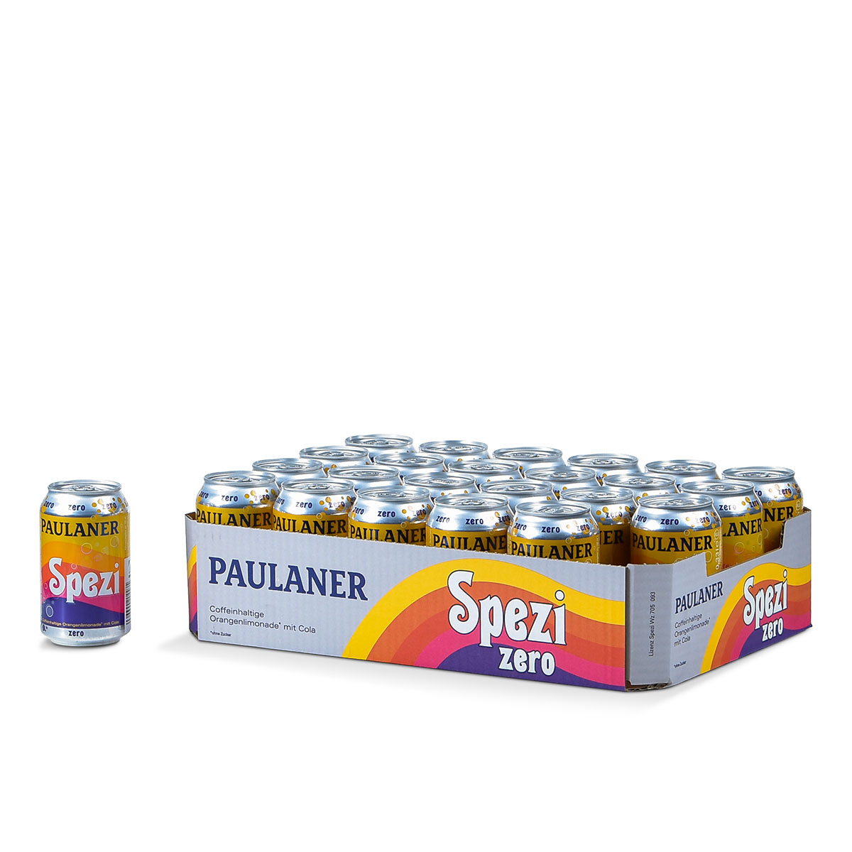 Paulaner Spezi Zero 24 x 0,33l Dose | getraenkedienst.com