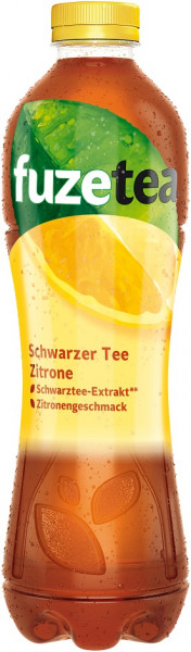 Fuze Tea schwarzer Tee Zitrone 6 x 1l PET | getraenkedienst.com